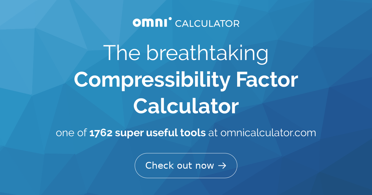 Compressibility Factor Calculator
