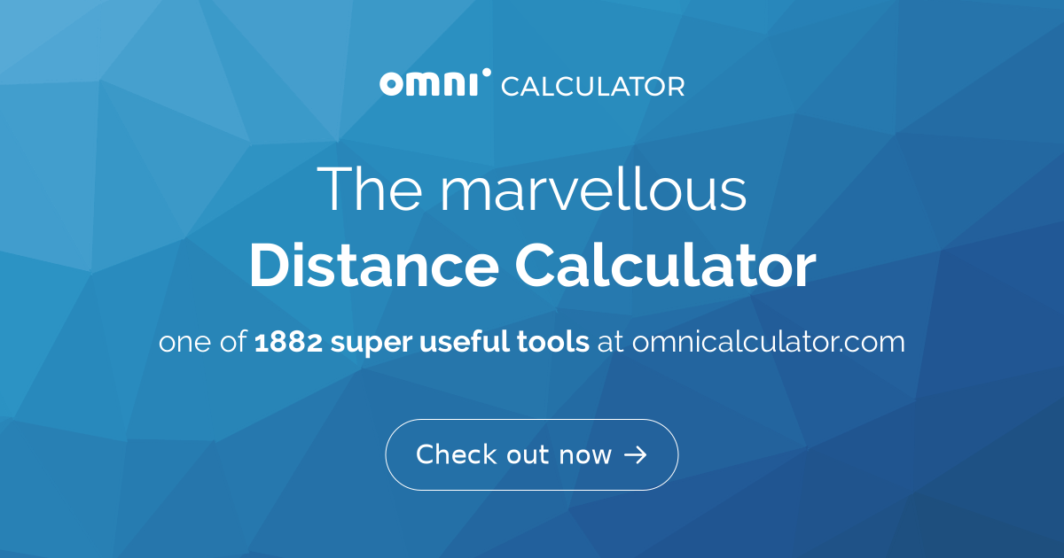 distance-calculator-formula