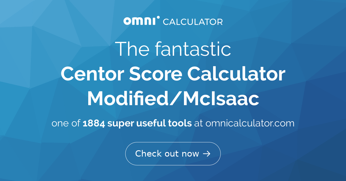 Centor Score Calculator | Centor Criteria