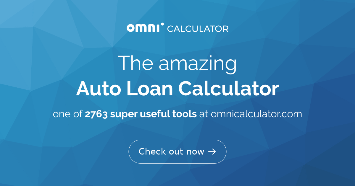 Auto Loan Calculator