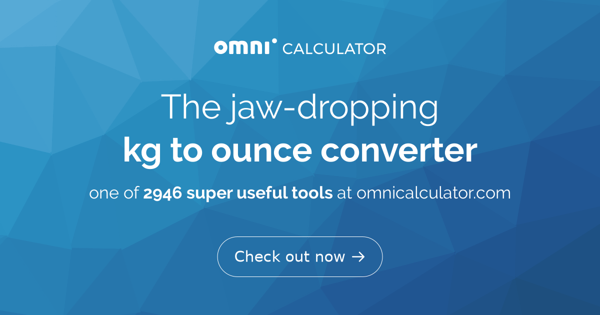 Kg To Ounce Converter kg-to-ounce-converter
