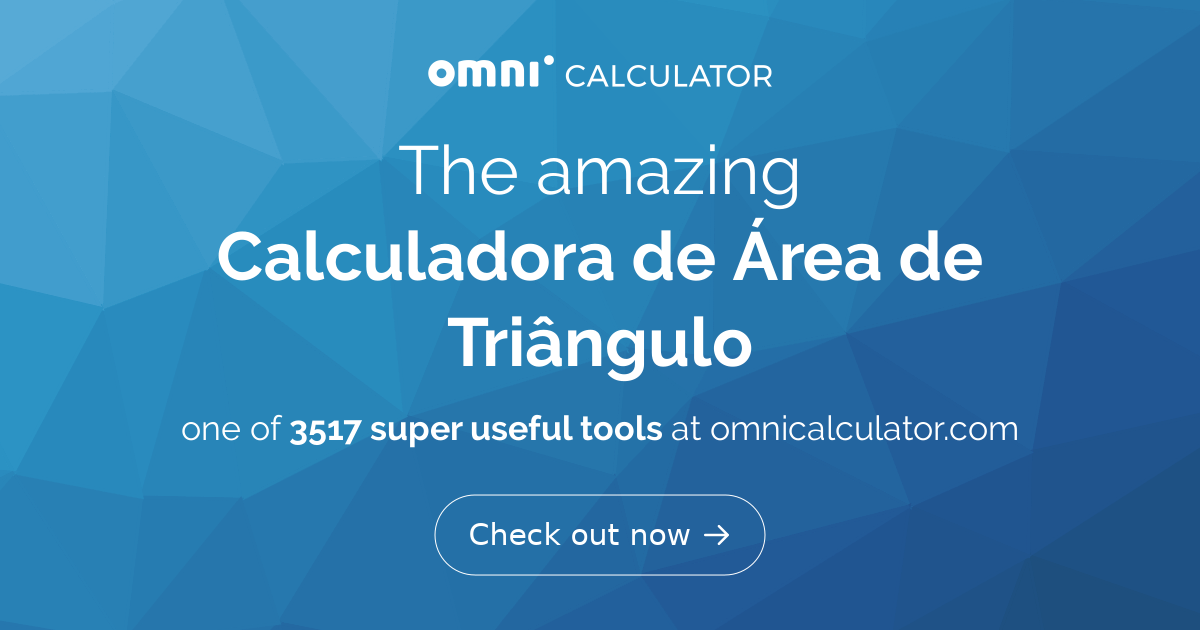 Calculadora de Área de Triângulo