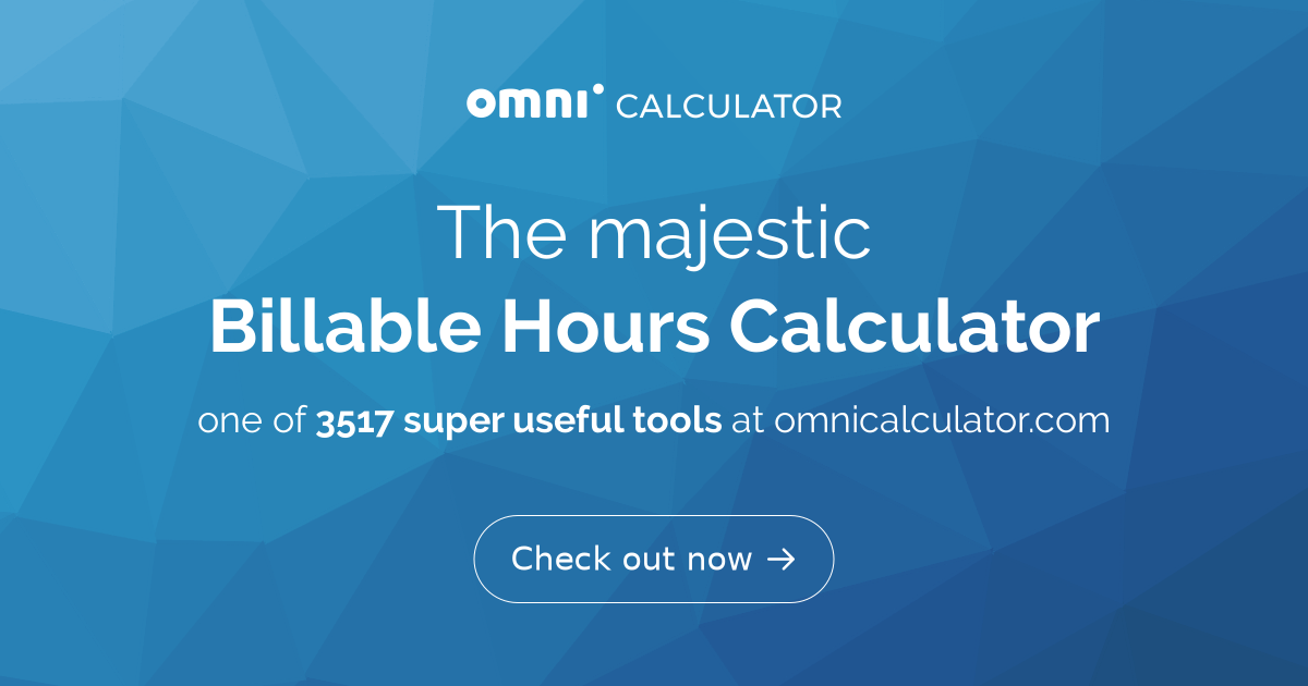Billable Hours Calculator