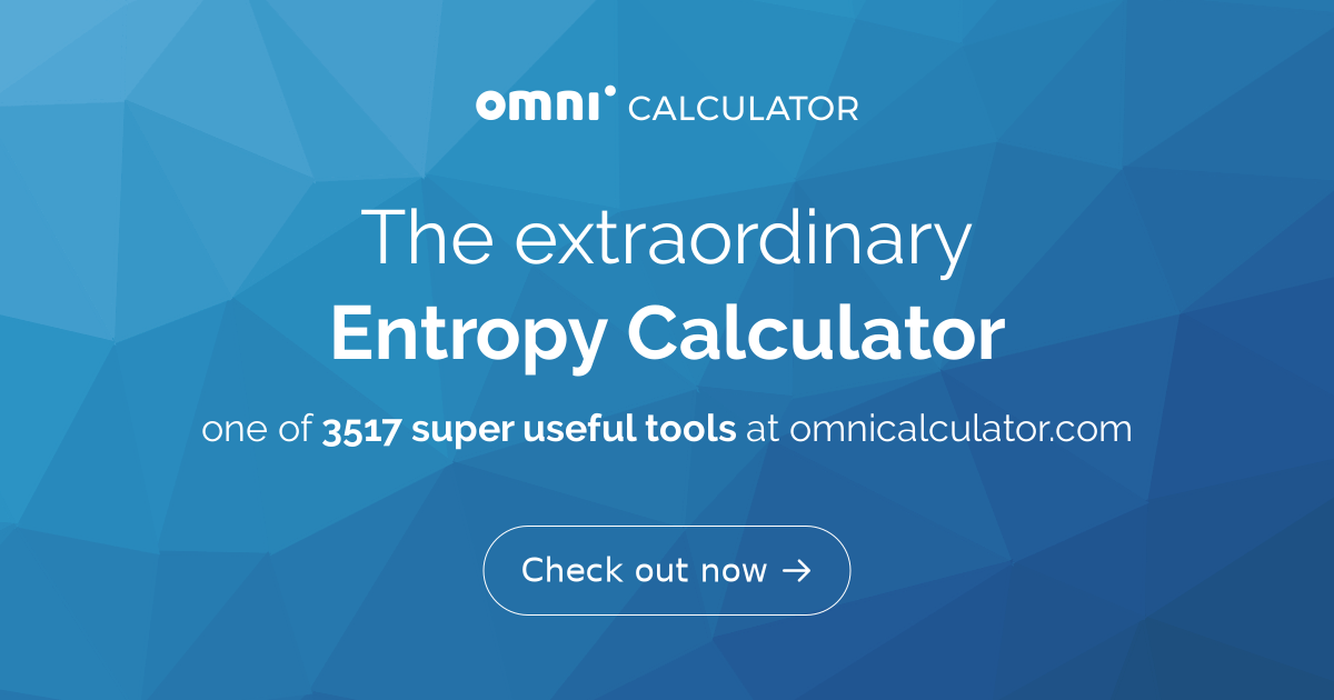 Entropy Calculator