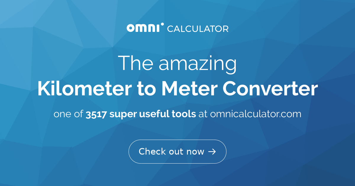Kilometer to Meter Converter