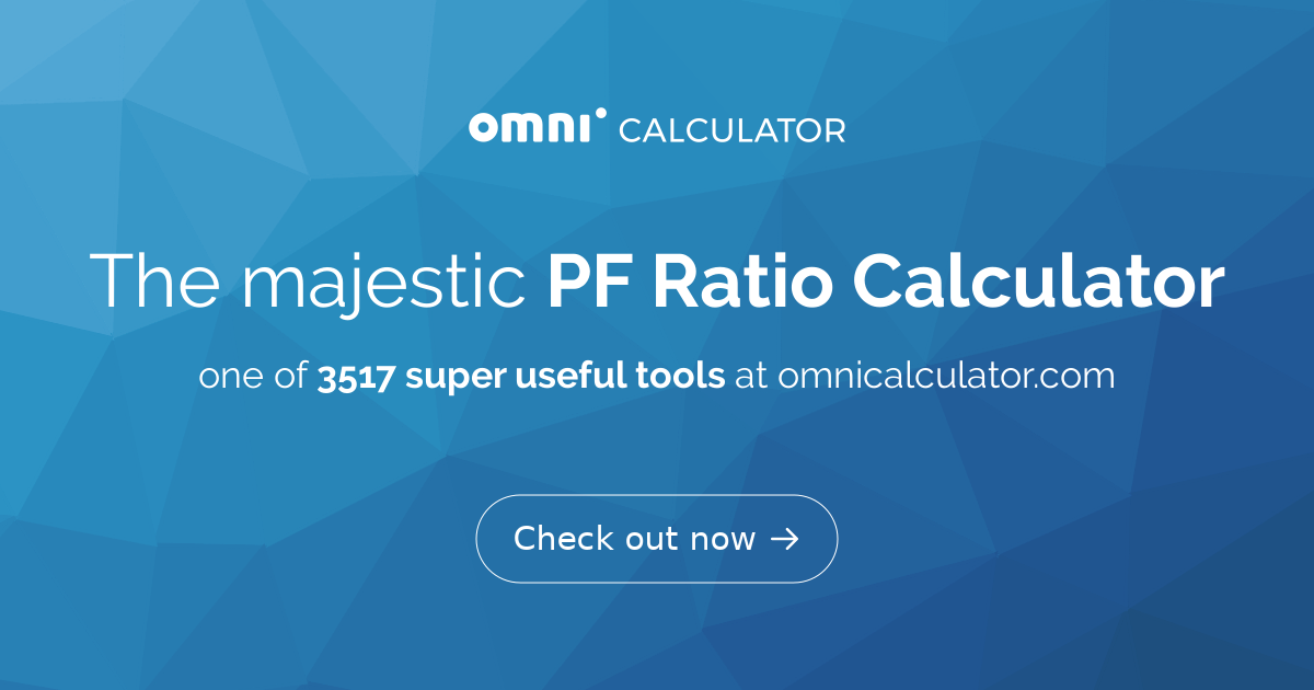 PF Ratio Calculator