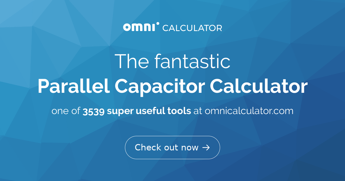 Parallel Capacitor Calculator