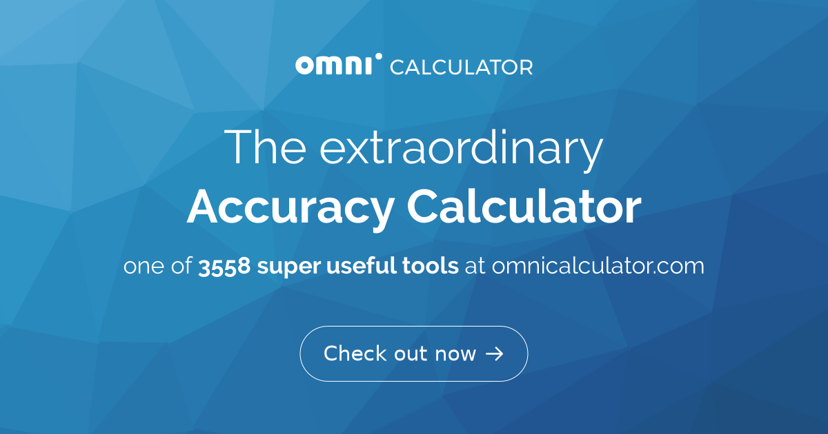 Accuracy Calculator