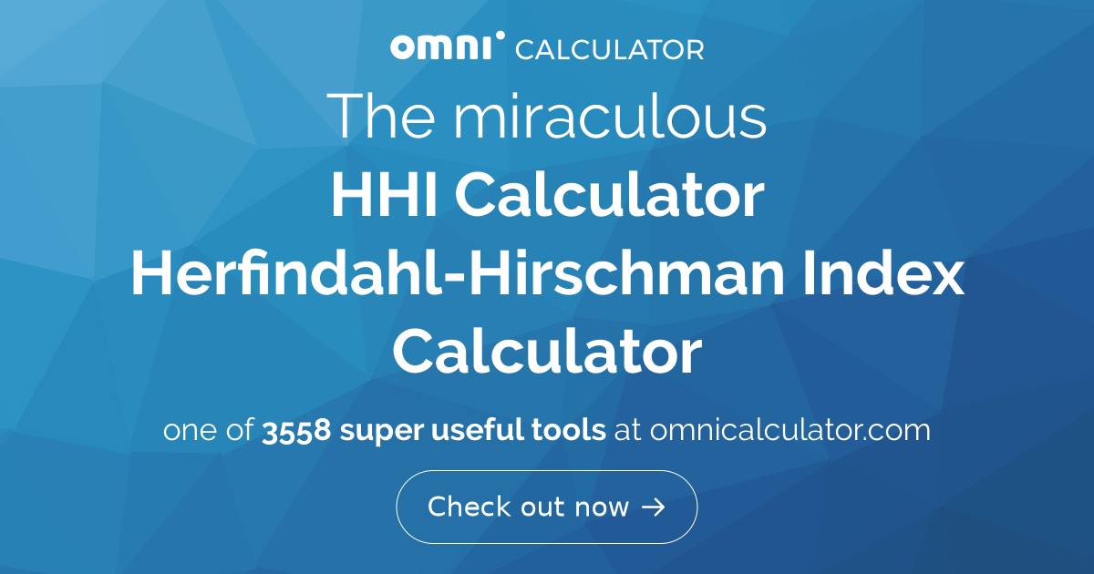 HHI Calculator
