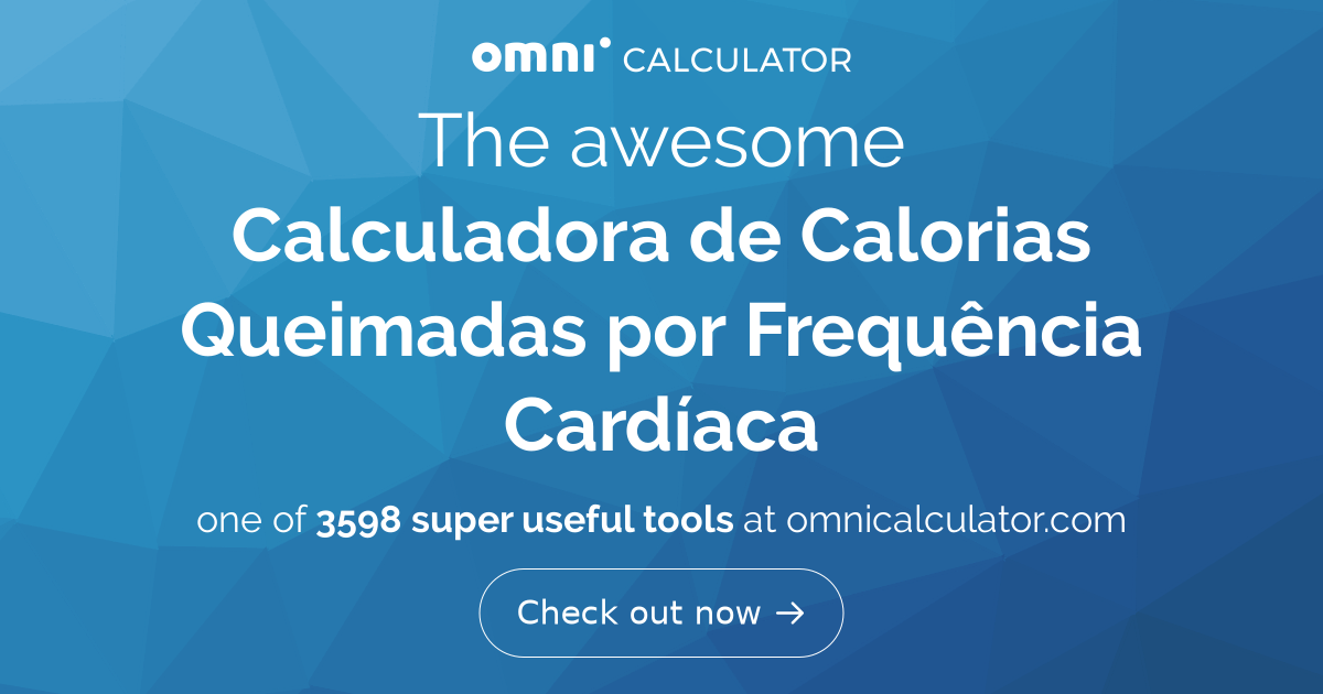 Calculadora de Calorias Queimadas por Frequência Cardíaca