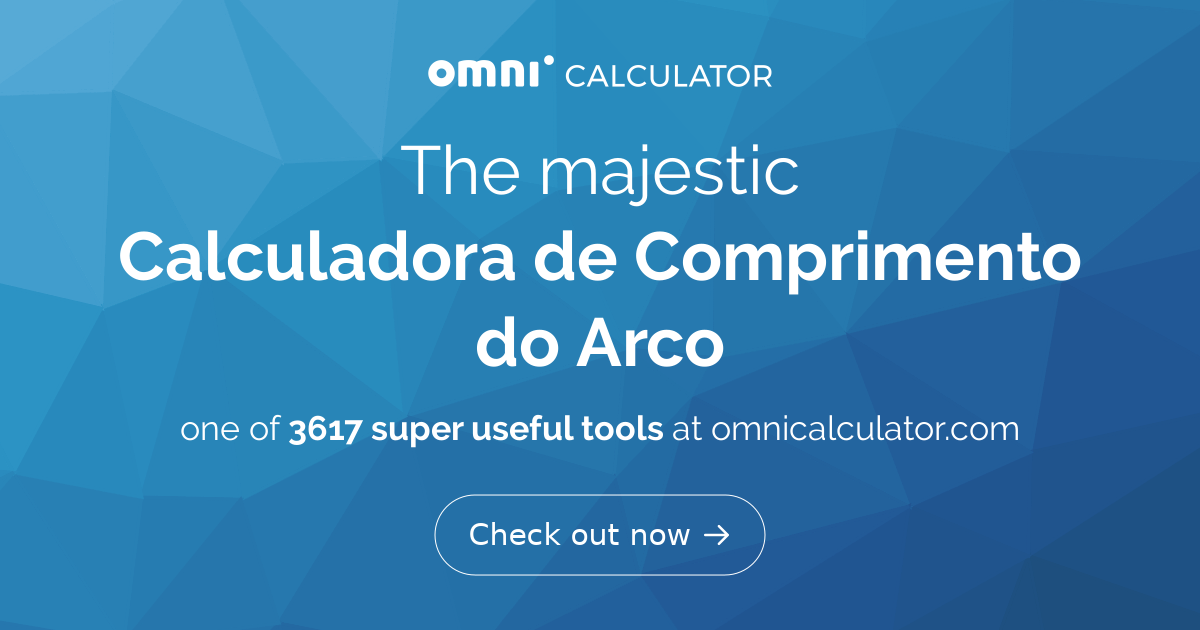 Calculadora de comprimento de arco