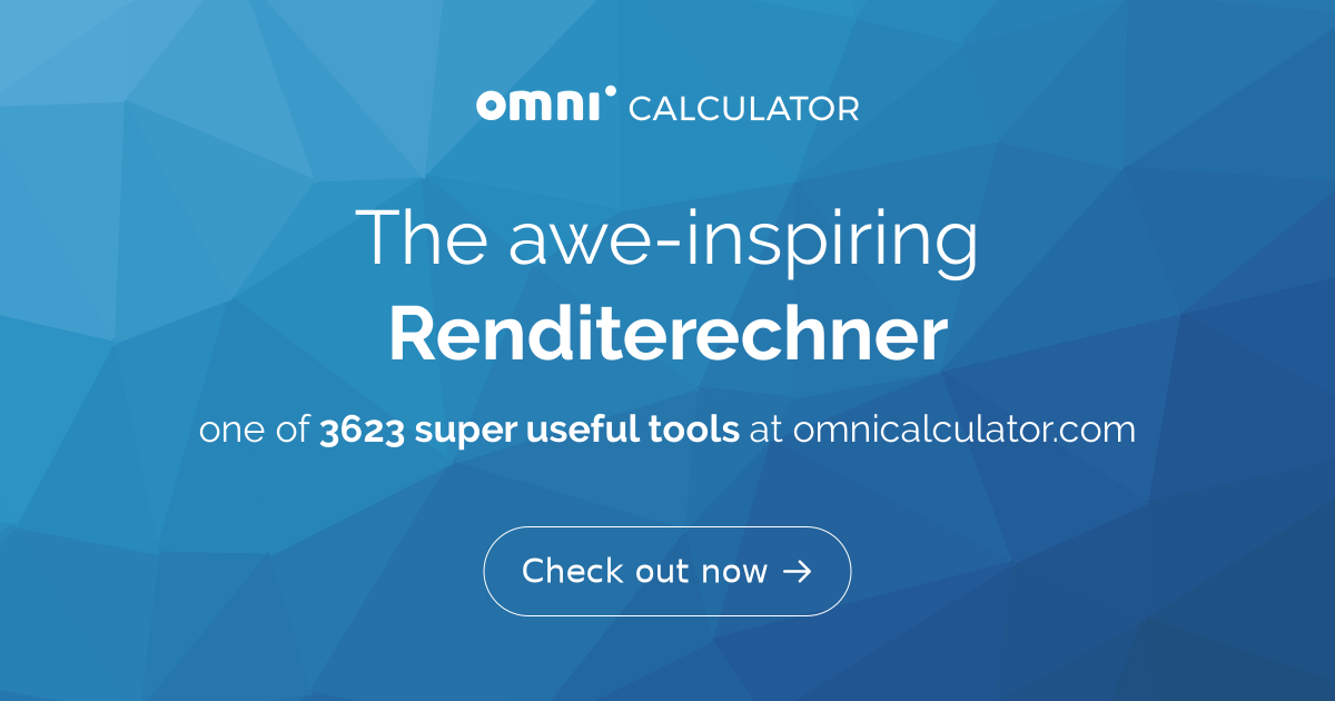 Renditerechner | ROI