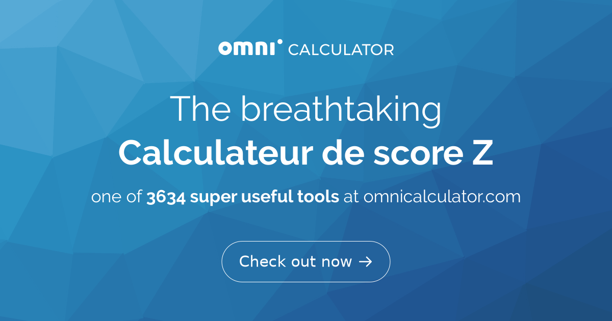 Calculateur de score Z