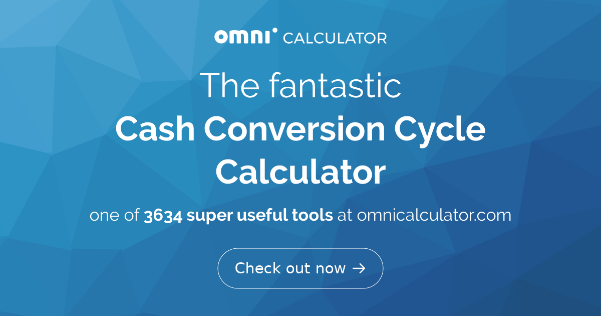 Cash Conversion Cycle Calculator