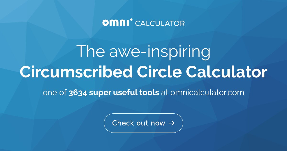 Circumscribed Circle Calculator | Circumcircle