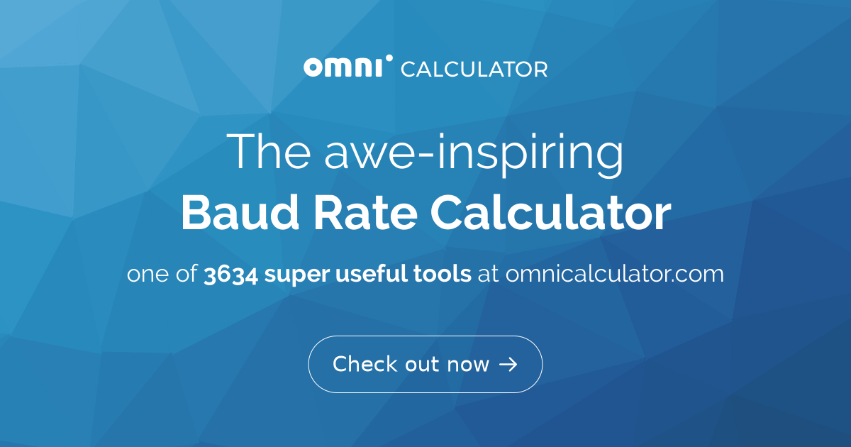 Baud Rate Calculator
