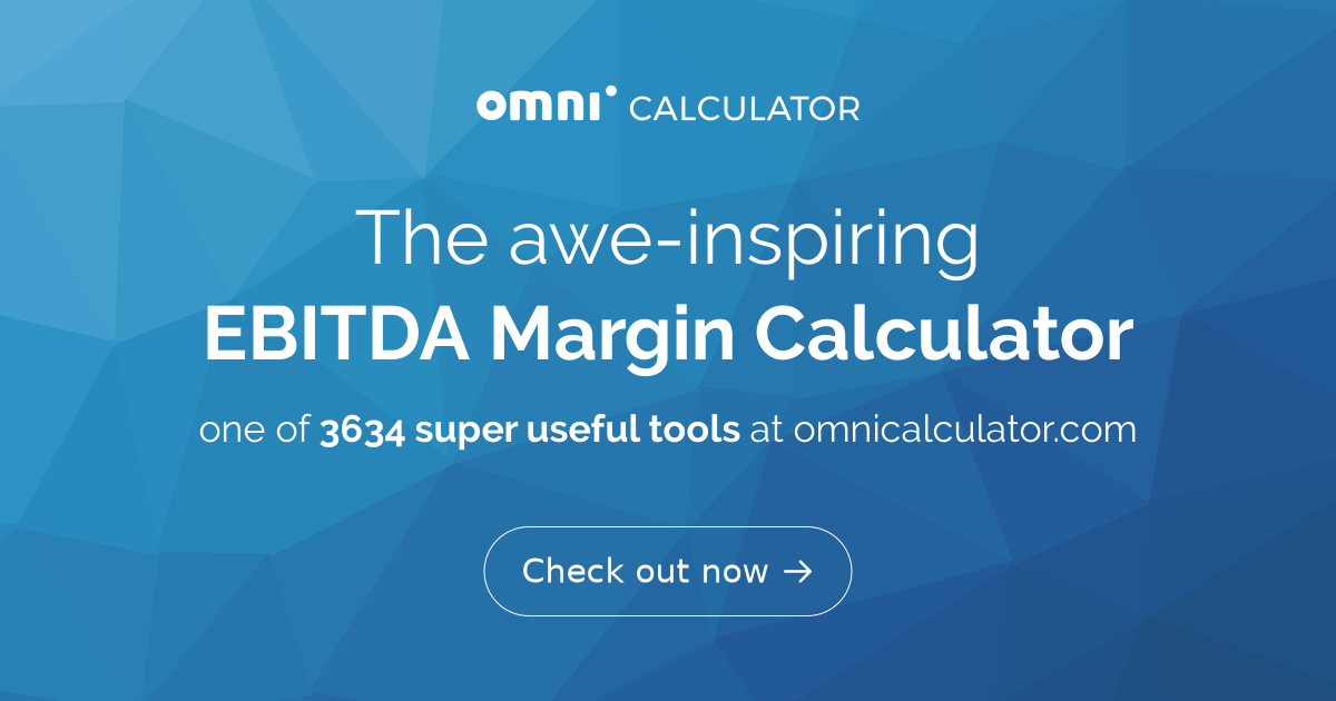 EBITDA Margin Calculator
