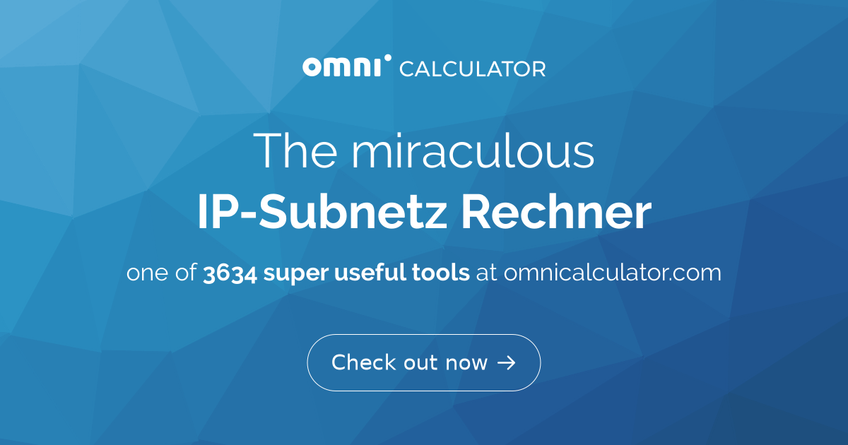 IP-Subnetz Rechner
