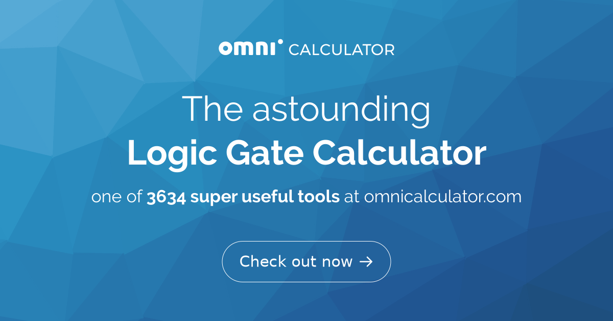 Logic Gate Calculator