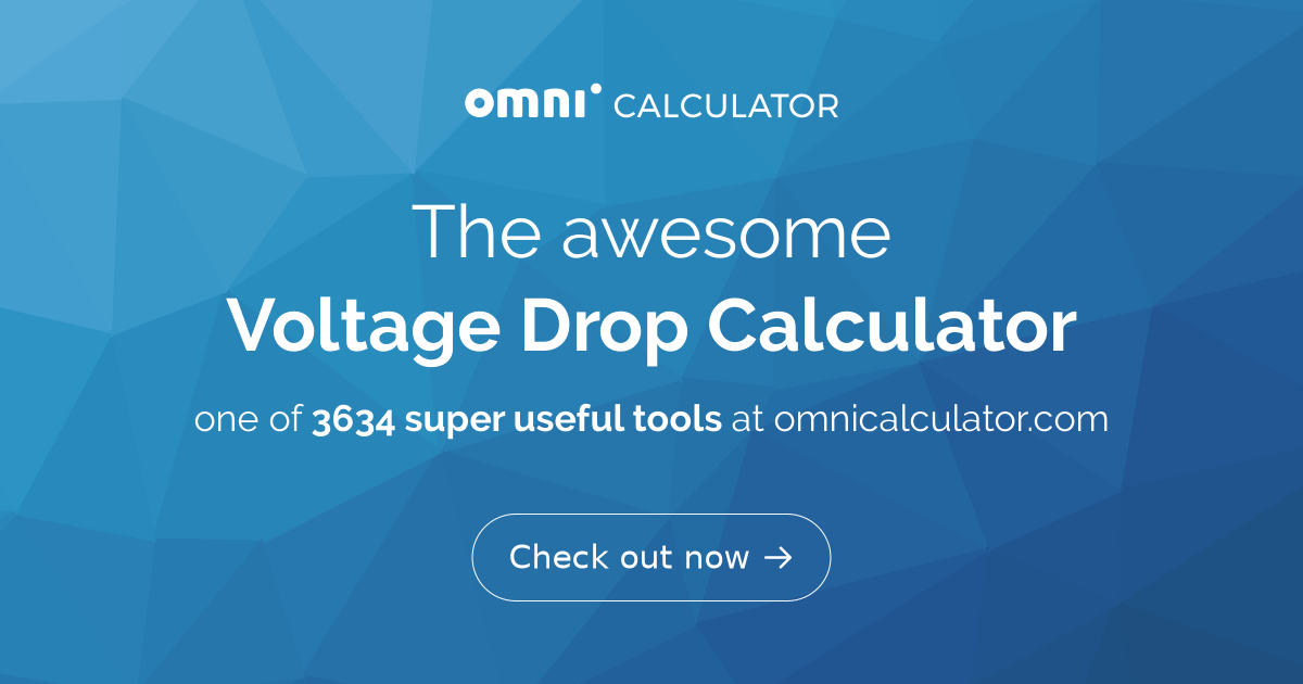 Voltage Drop Calculator
