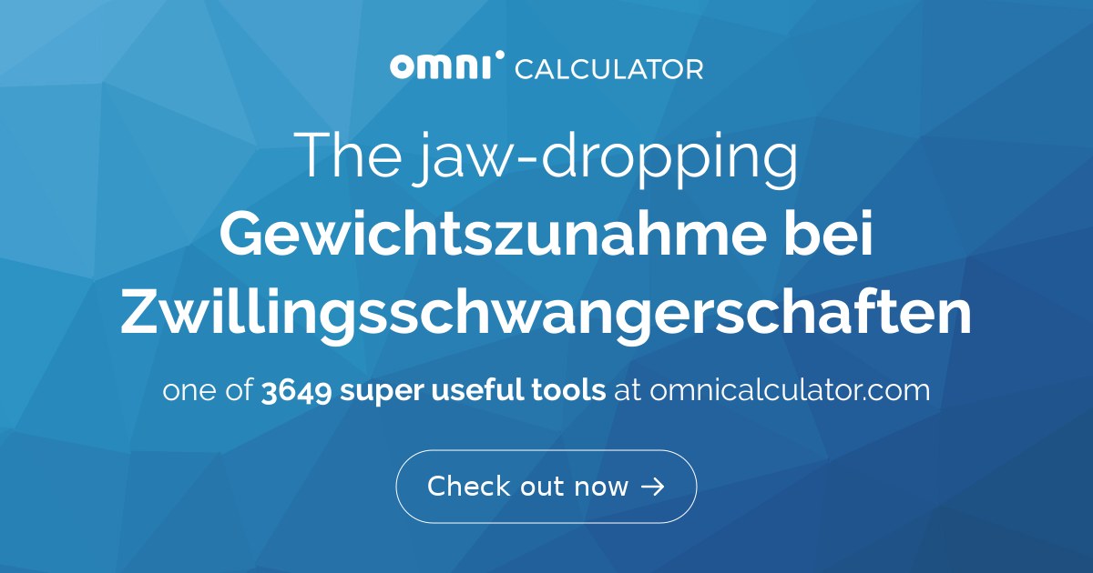 Gewichtszunahme bei Zwillingsschwangerschaften