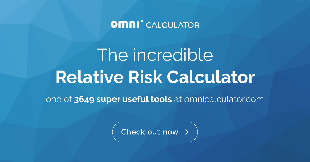 Relative Risk Calculator