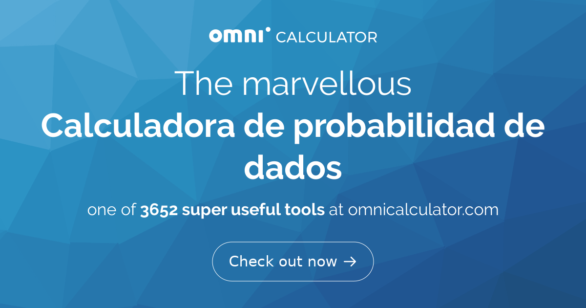 Calculadora de probabilidad de dados