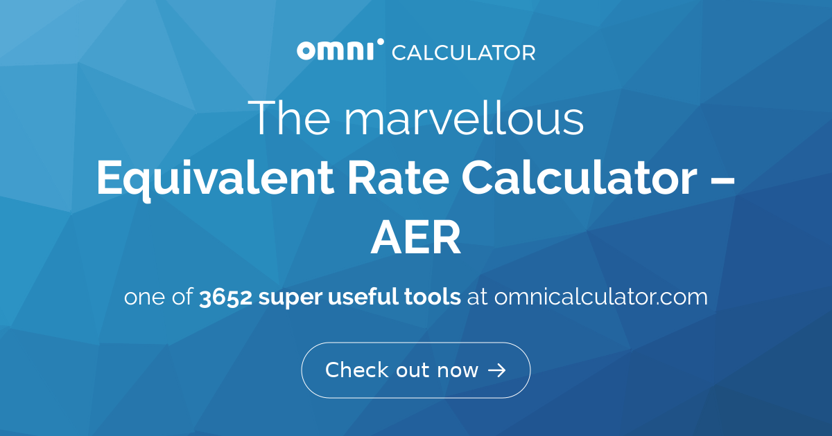 Equivalent Rate Calculator