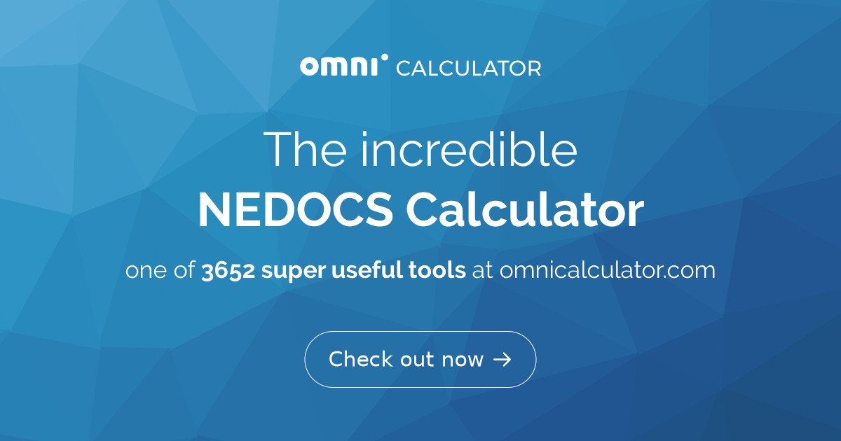 Nedocs Calculator