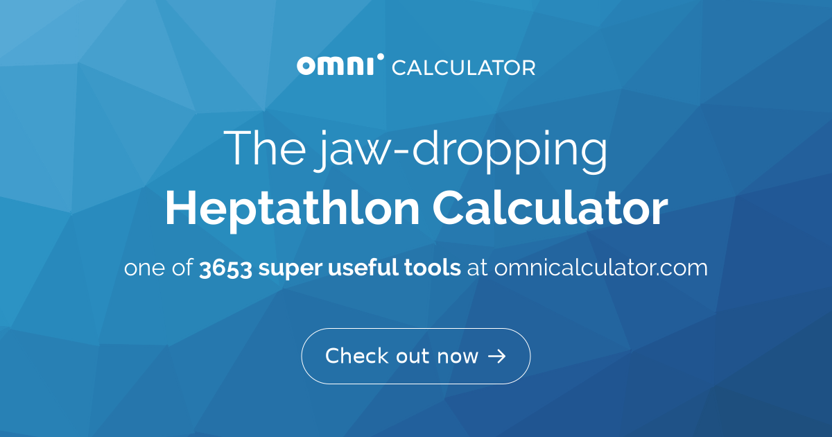 Heptathlon Calculator | Calculate Your Points