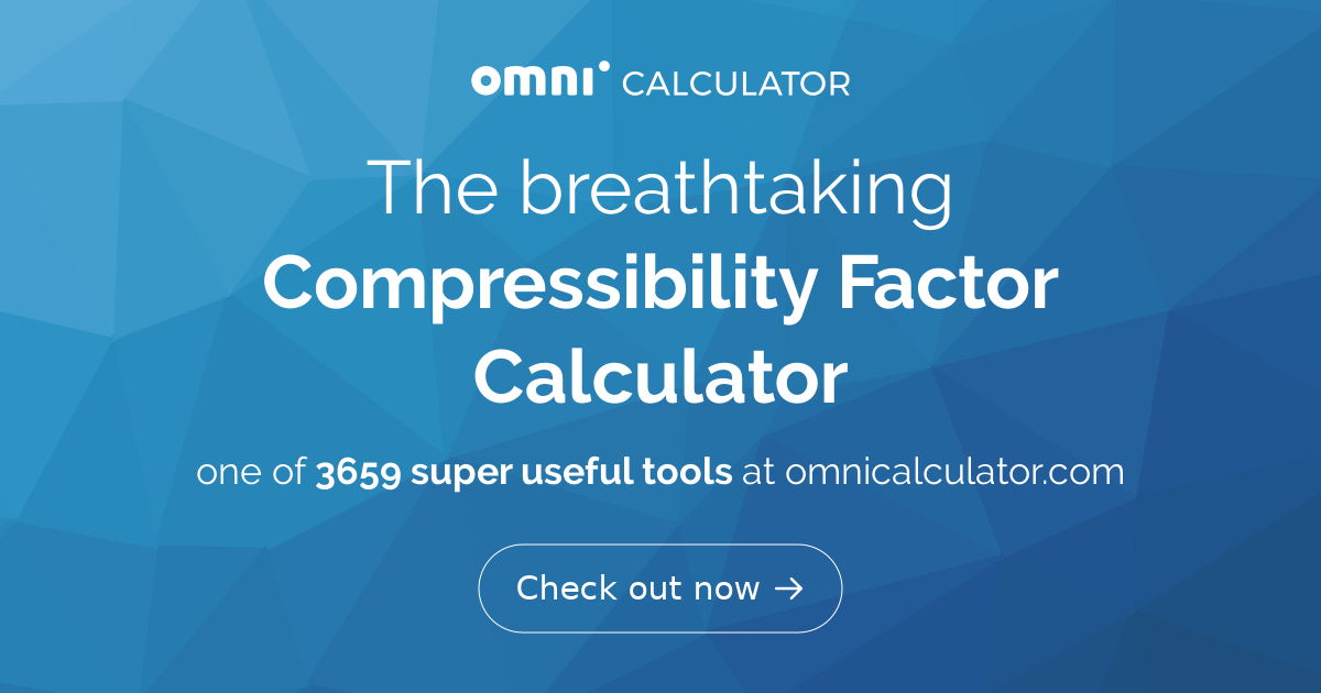 Compressibility Factor Calculator