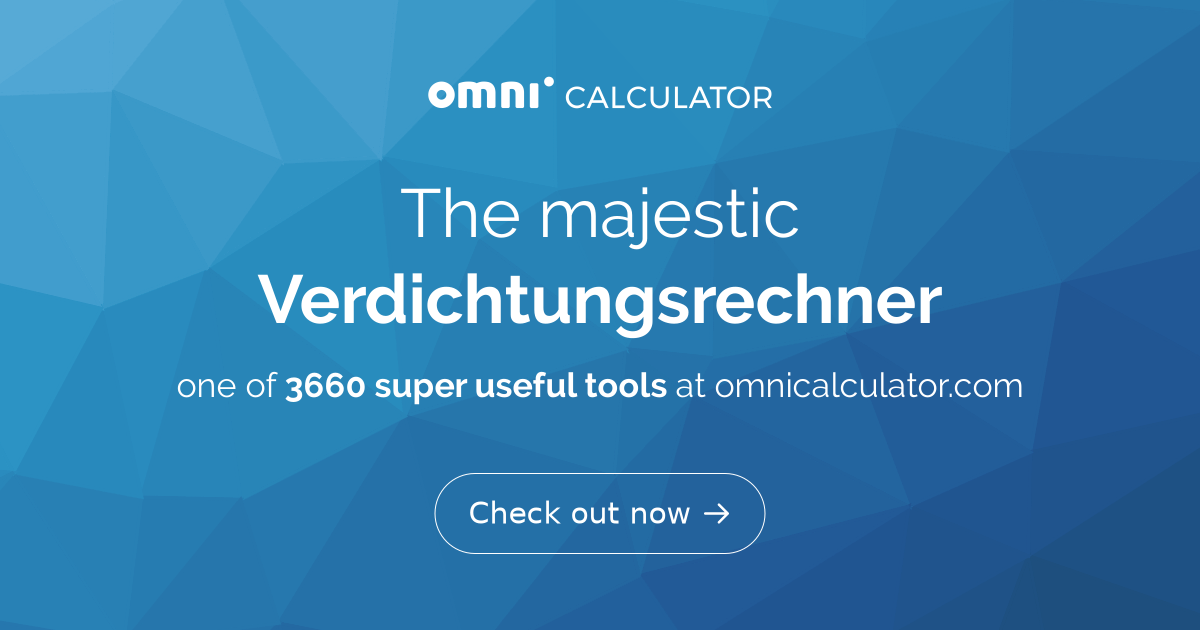 Verdichtungsrechner (Geometrisches und Effektives Verdichtungsverhältnis)