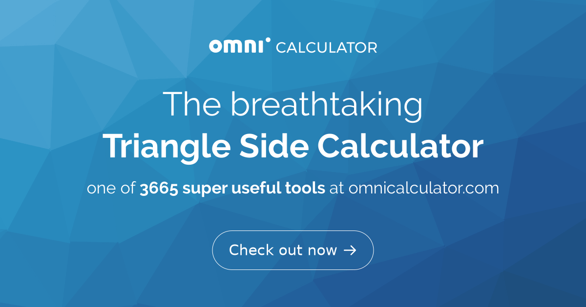 Triangle Side Calculator