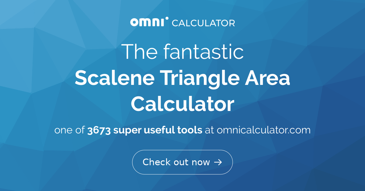 Scalene Triangle Area Calculator