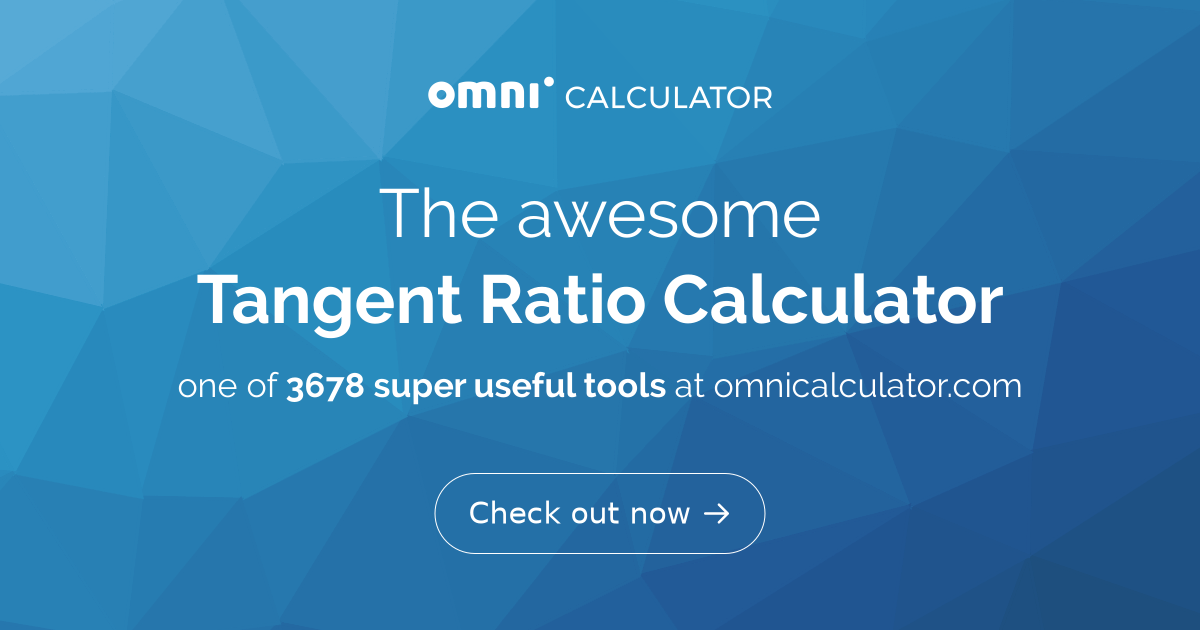 Tangent Ratio Calculator
