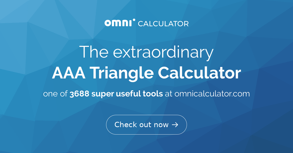 AAA Triangle Calculator