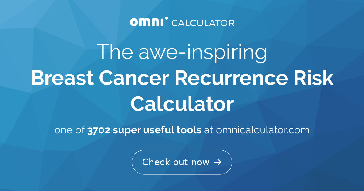 Breast Cancer Recurrence Risk Calculator