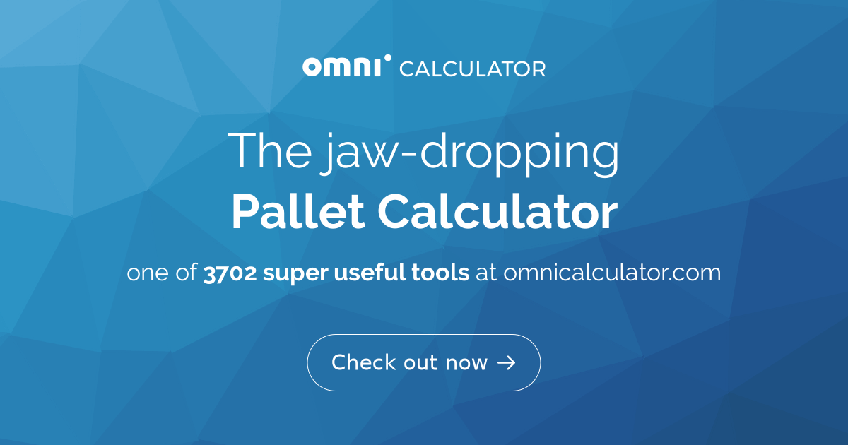 Pallet Calculator