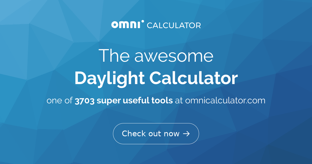 Daylight Calculator