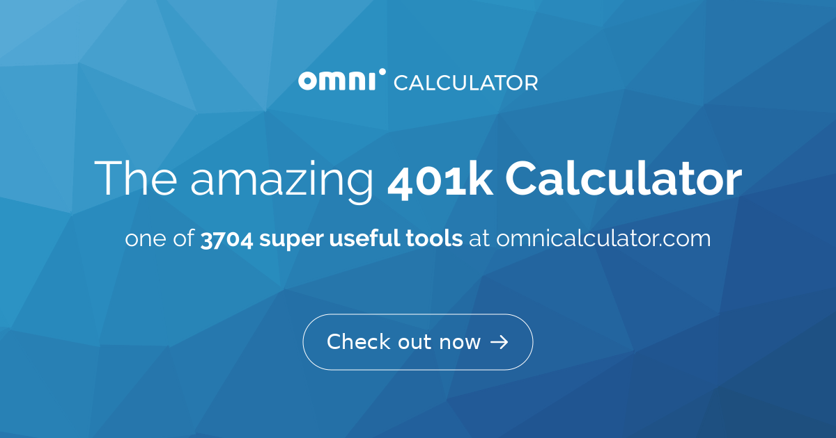 401k Calculator