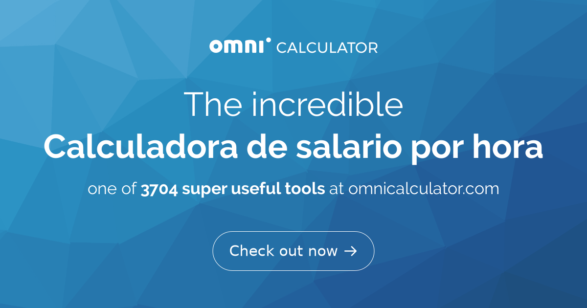 Calculadora de salario por hora