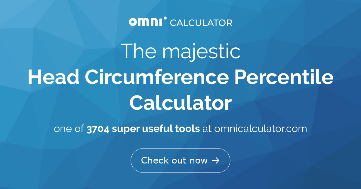 Head Circumference Percentile Calculator