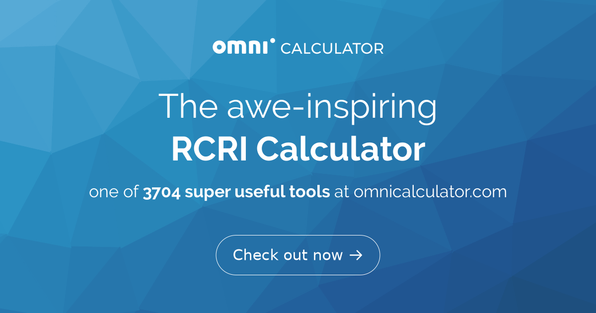 RCRI Calculator