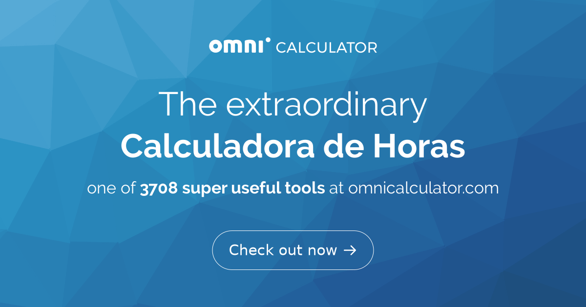 Calculadora de Horas