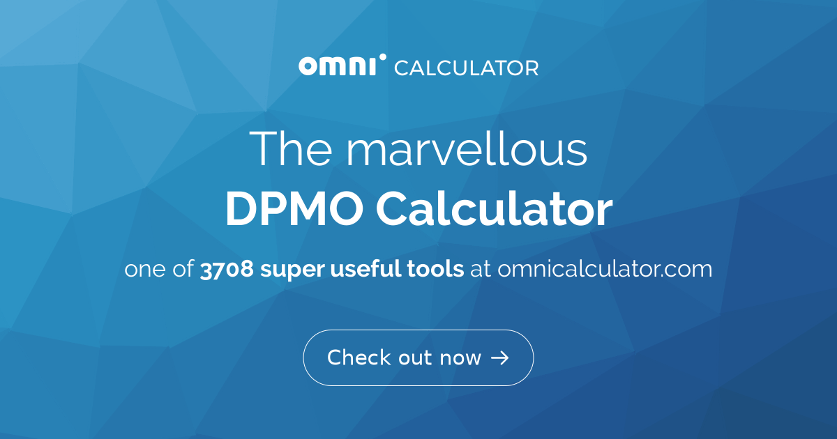 DPMO Calculator
