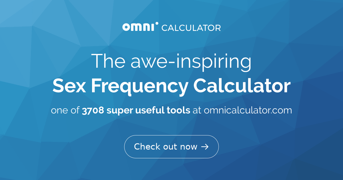 Sex Frequency Calculator