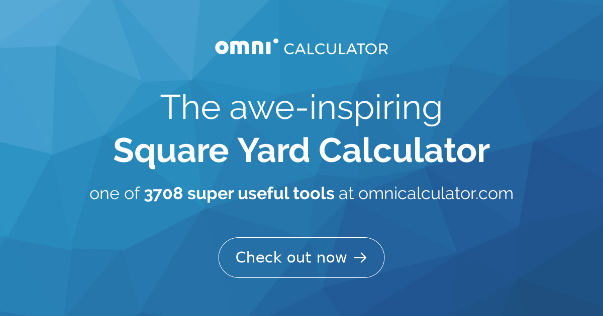 Square Yard Calculator