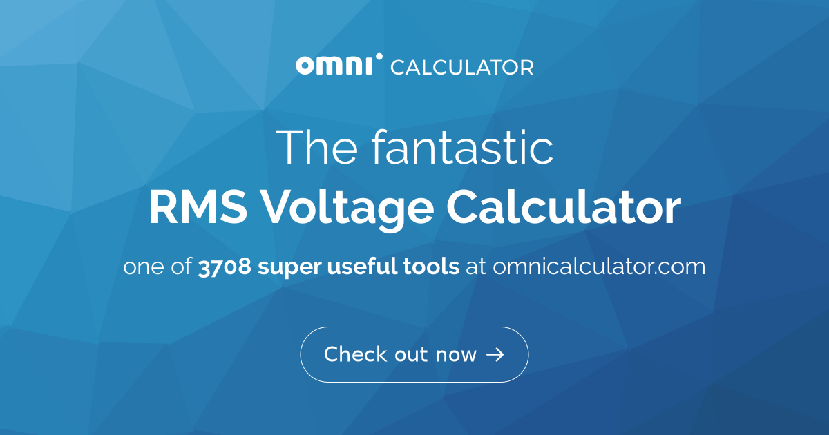 RMS Voltage Calculator