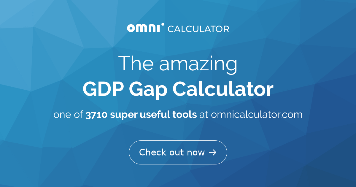 GDP Gap Calculator