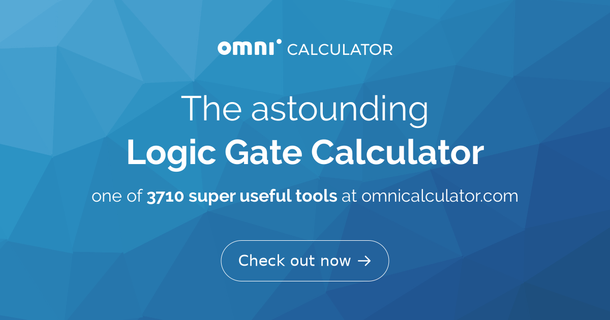 Logic Gate Calculator